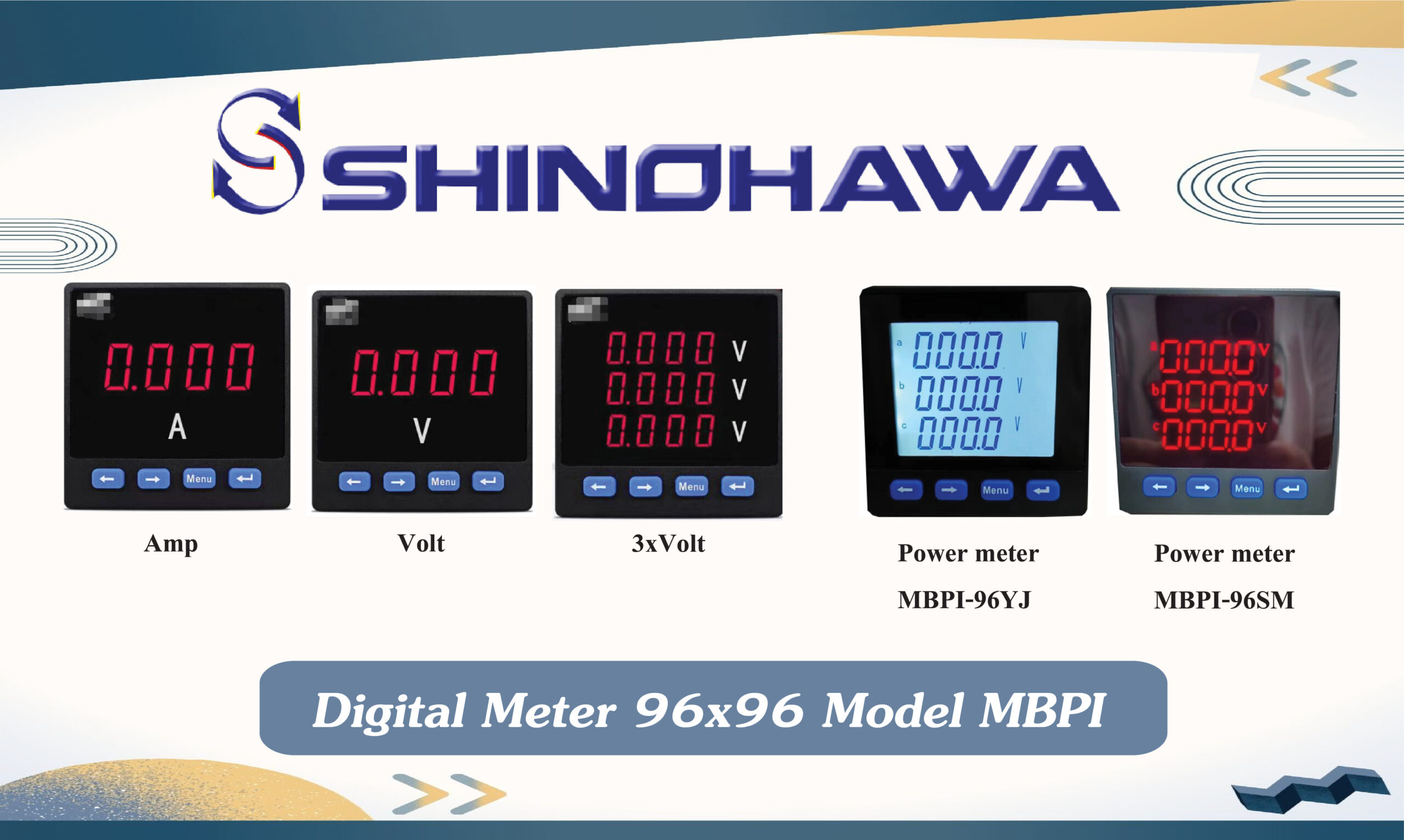 SHINOHAWA : Digital-Meter-Model-MBPI - บริษัท วินแชนซ์ อินดัสตรีส์ จำกัด